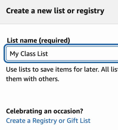 Amazon Teacher Wish List: How To Set Up and Share