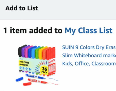 Amazon Teacher Wish List: How To Set Up and Share