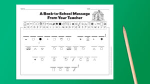 You're Going to Want Our Free Printable Secret Code Worksheets