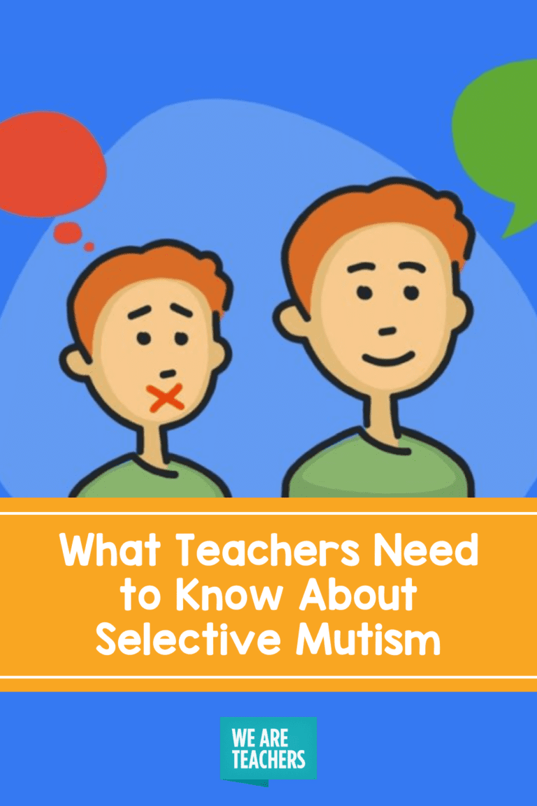 What Teachers Need to Know About Selective Mutism - We Are Teachers