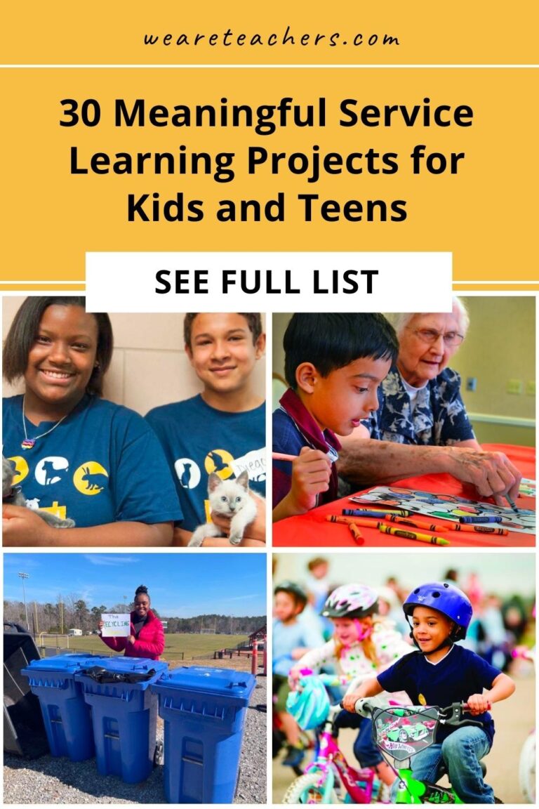 30 Service Learning Projects That Are Meaningful for Kids