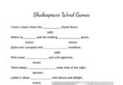 30 Shakespeare Activities and Printables for the Classroom