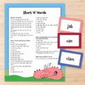 Short 'A' Words (Free Printable List and Teaching Ideas)