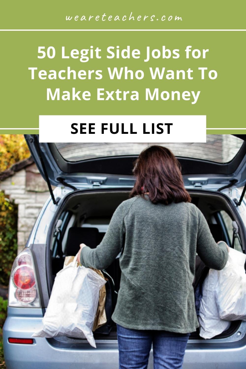 50 Legit Side Jobs for Teachers Want To Make Extra Money