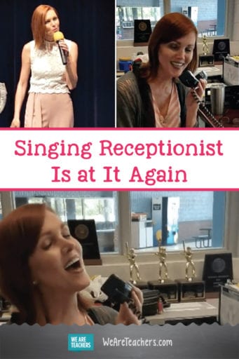 Singing Receptionist is at it Again with a Back-to-School Song