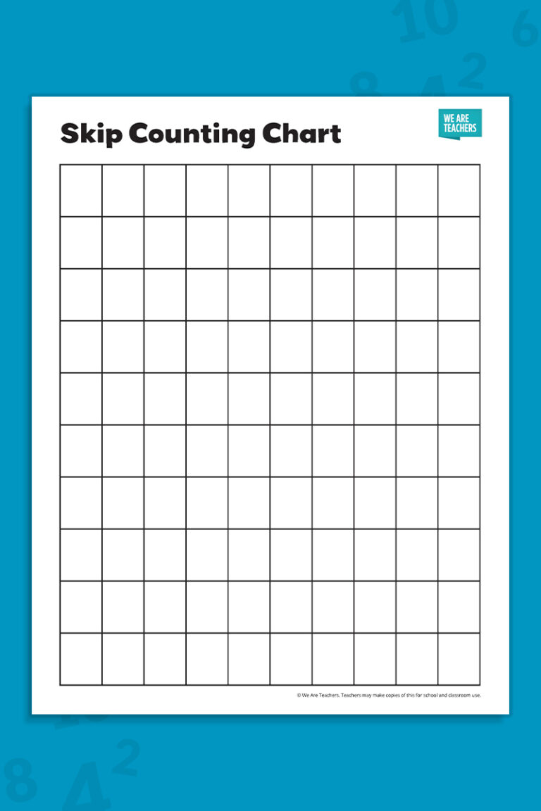 Free Skip-Counting Chart Printable Bundle