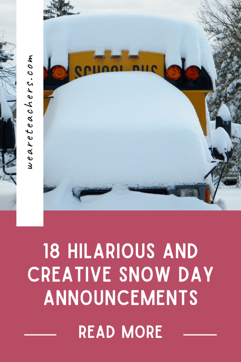 18 Hilarious and Creative Snow Day Announcements - We Are Teachers