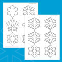 Free Snowflake Template Printable Bundle