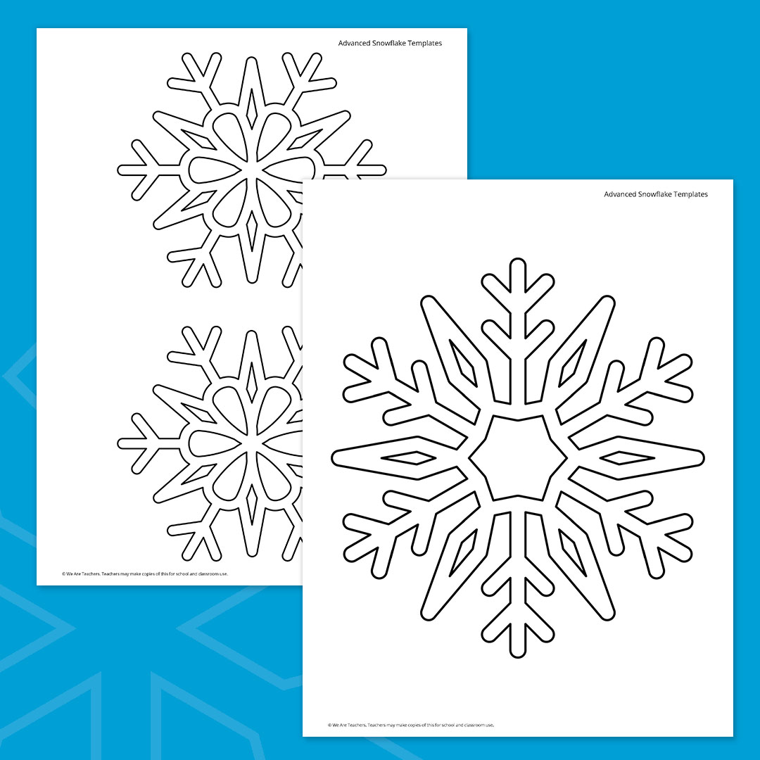 Free Snowflake Template Printable Bundle - Faberk