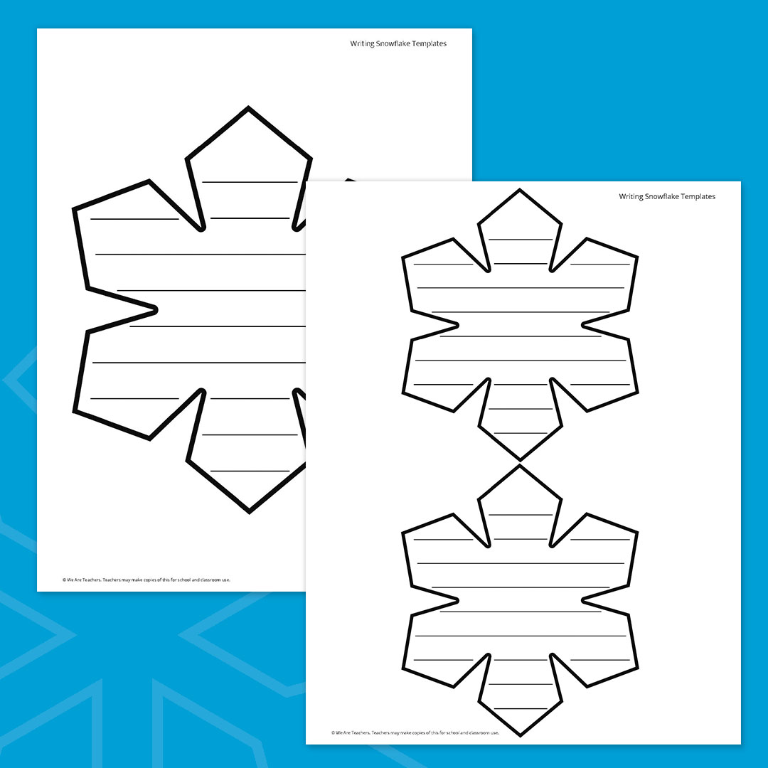 Free Snowflake Template Printable Bundle - Gatanippo.com