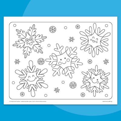 Snowflake Coloring Pages: Free Download - We Are Teachers