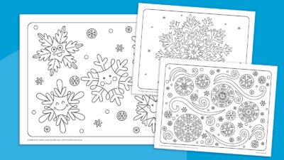 Winter Bookmarks: Free Printable With 5 Designs