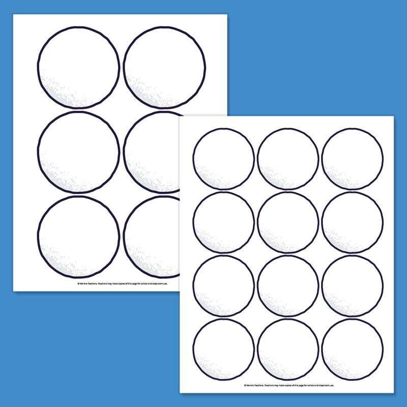 Free Snowman Template Printable Bundle for Winter