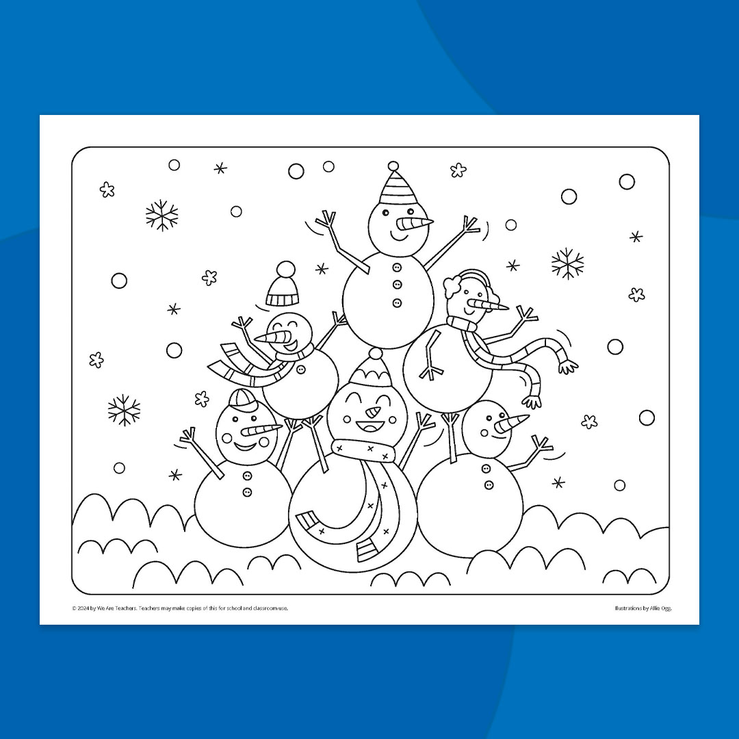 Snowman Coloring Pages: Free Download to Warm Up Your Winter - We Are ...