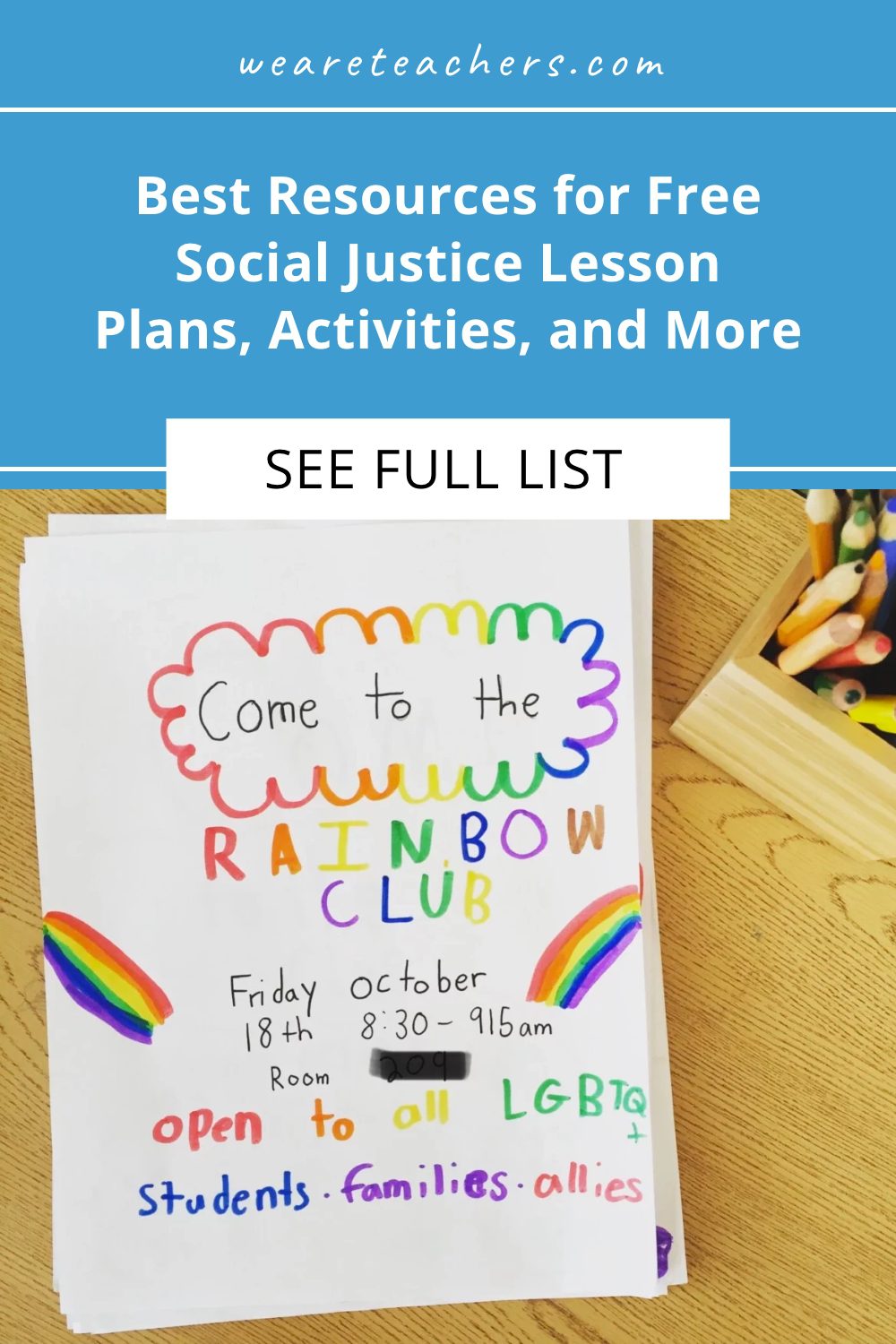 Free Social Justice Lesson Plans and Classroom Resources