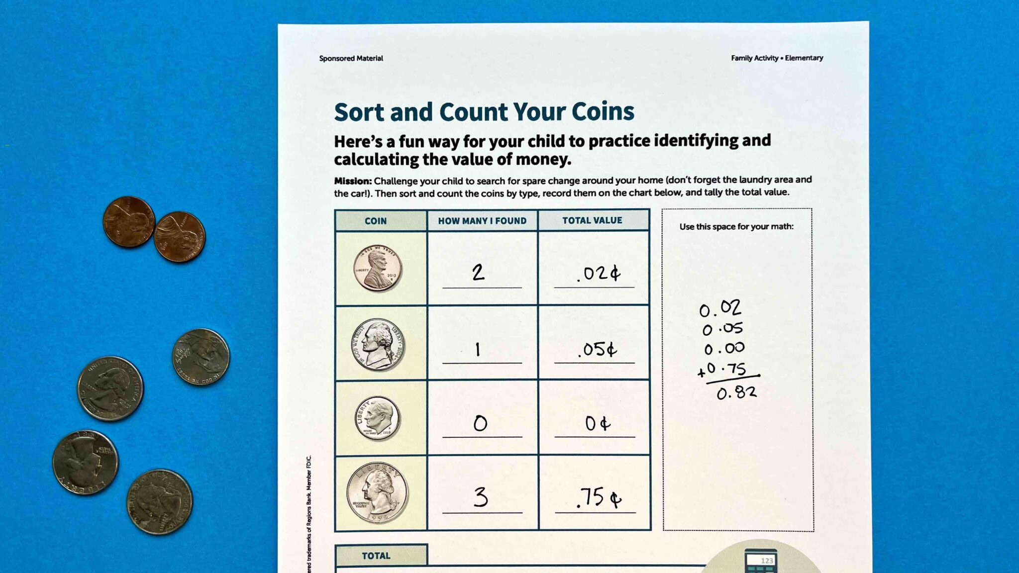 Sort and Count Coins in This Fun At-Home Activity