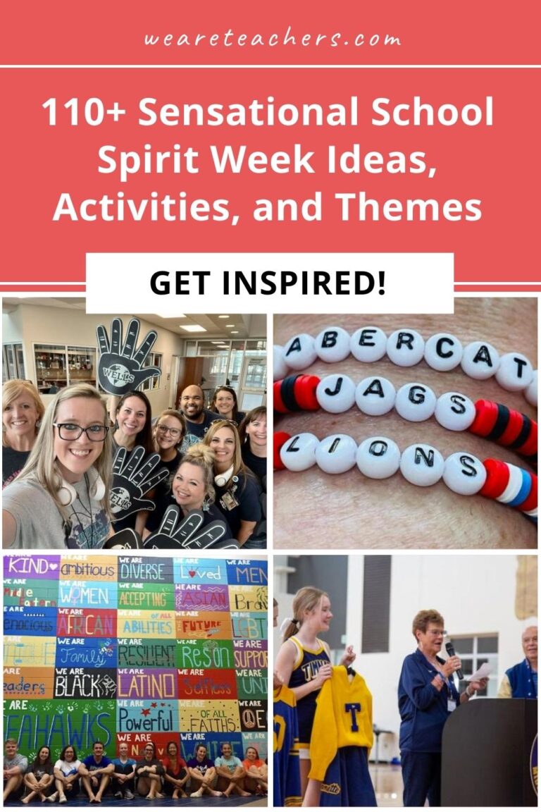 110+ School Spirit Week Ideas, Activities, and Theme Days