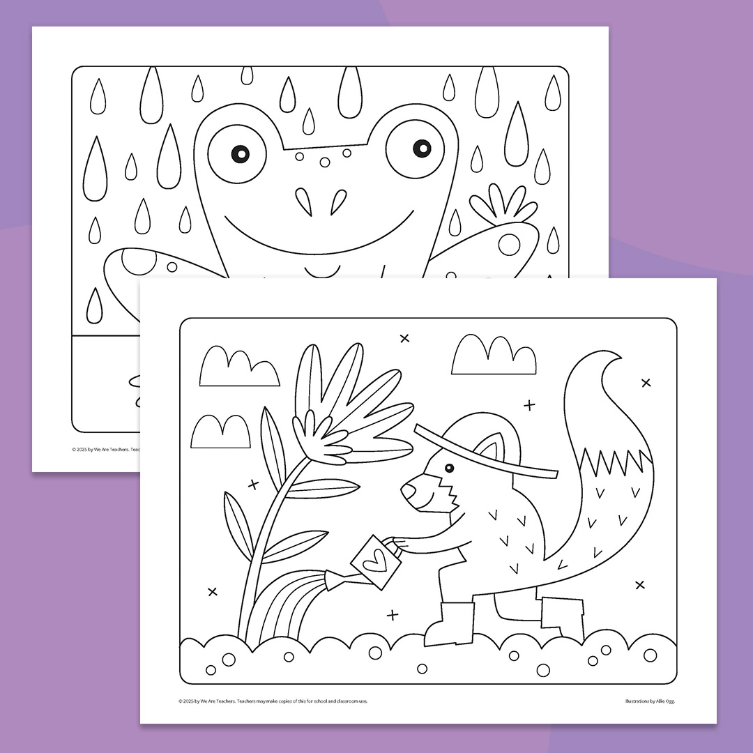 Spring Coloring Pages: Free Download - We Are Teachers
