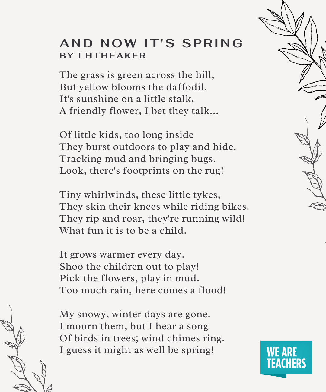 47 Beautiful and Inspiring Spring Poems