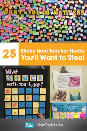 25 Ways to Use Sticky Notes in the Classroom - WeAreTeachers