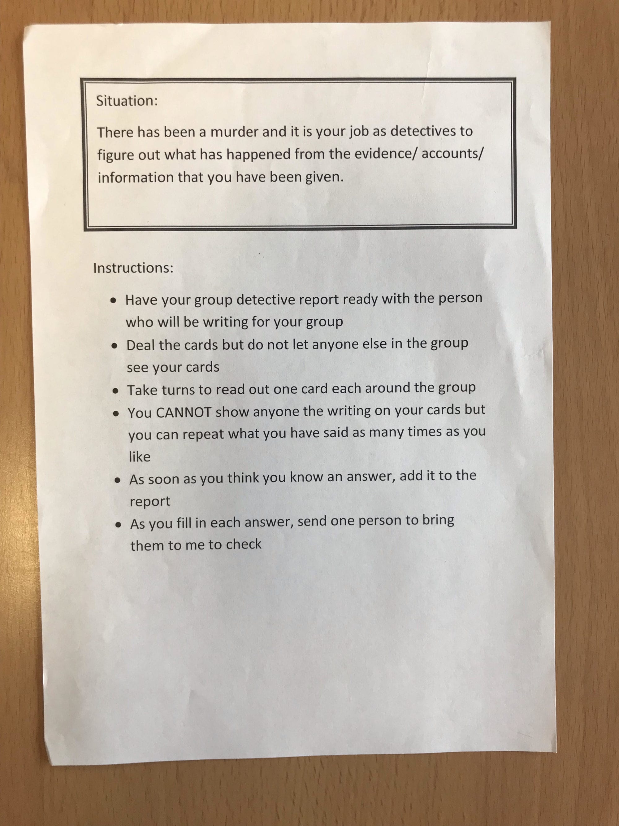 This Murder Mystery Activity Works for Any Book - WeAreTeachers