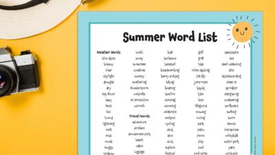175+ Festive Fall Words (Free Printable List and Cards)