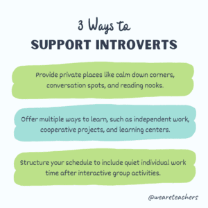 10 Ways To Support Introverts in the Classroom - We Are Teachers