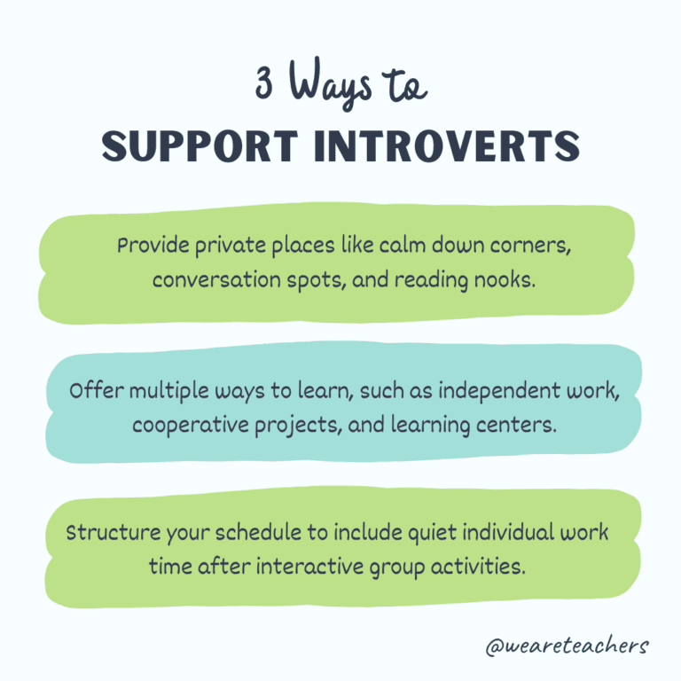 10 Ways To Support Introverts in the Classroom - We Are Teachers