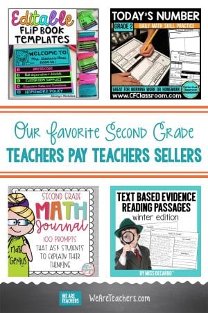 Our Favorite Second Grade Teachers Pay Teachers Sellers