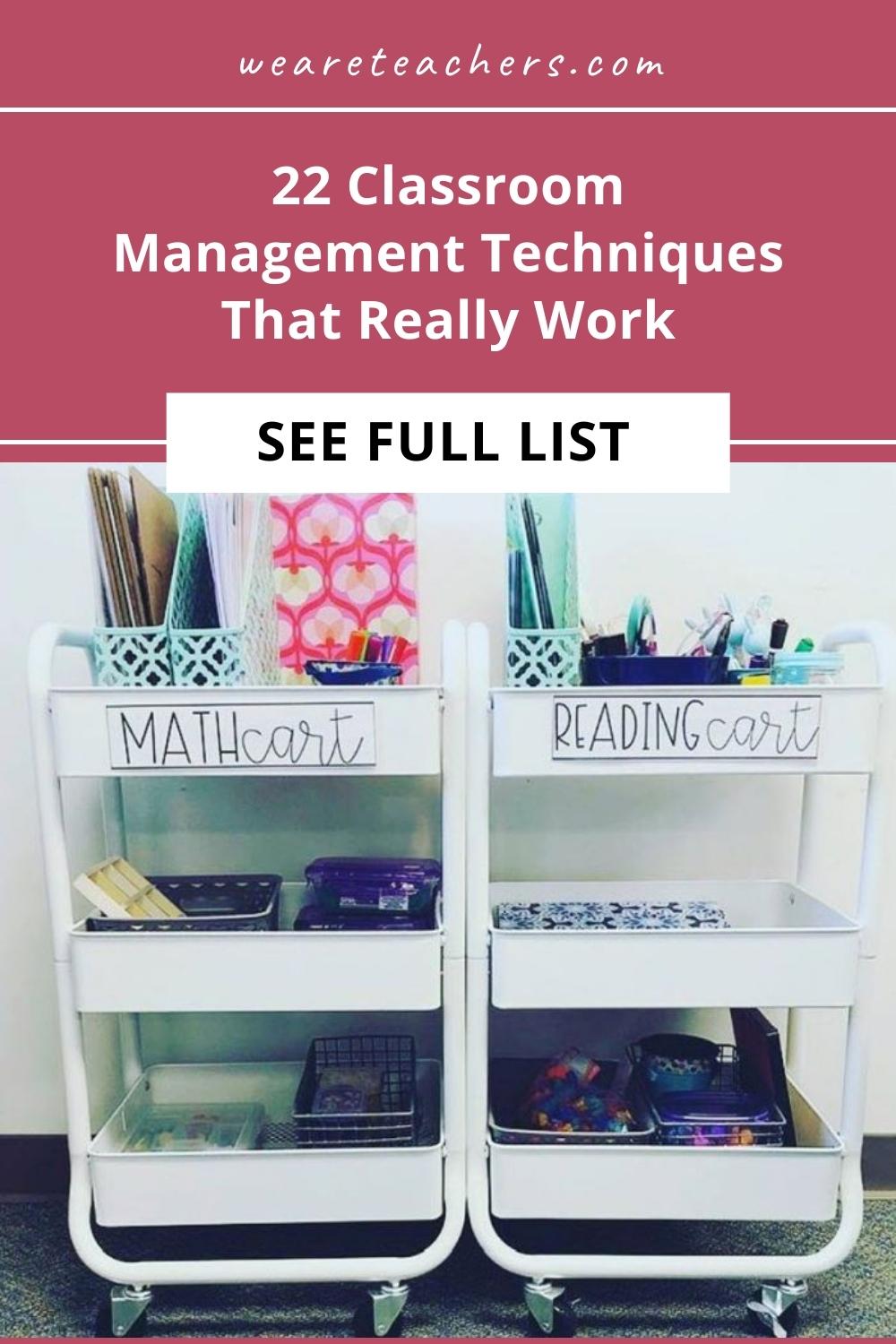 22 Classroom Management Techniques That Really Work