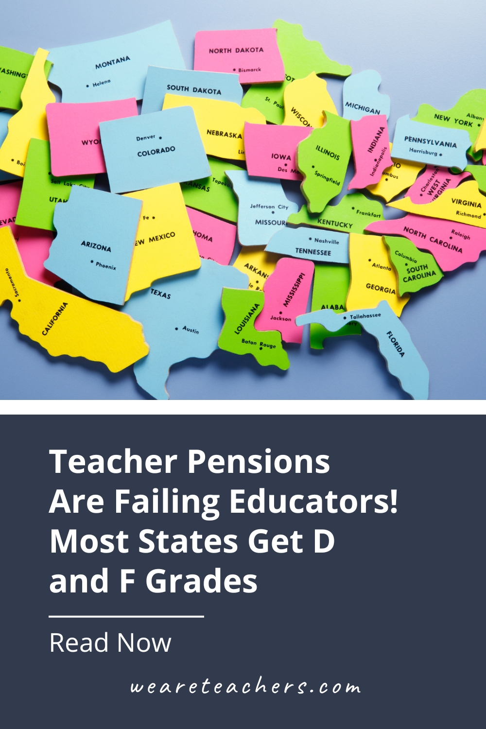 Best Teacher Pensions by State and Why Most States Get a D or F