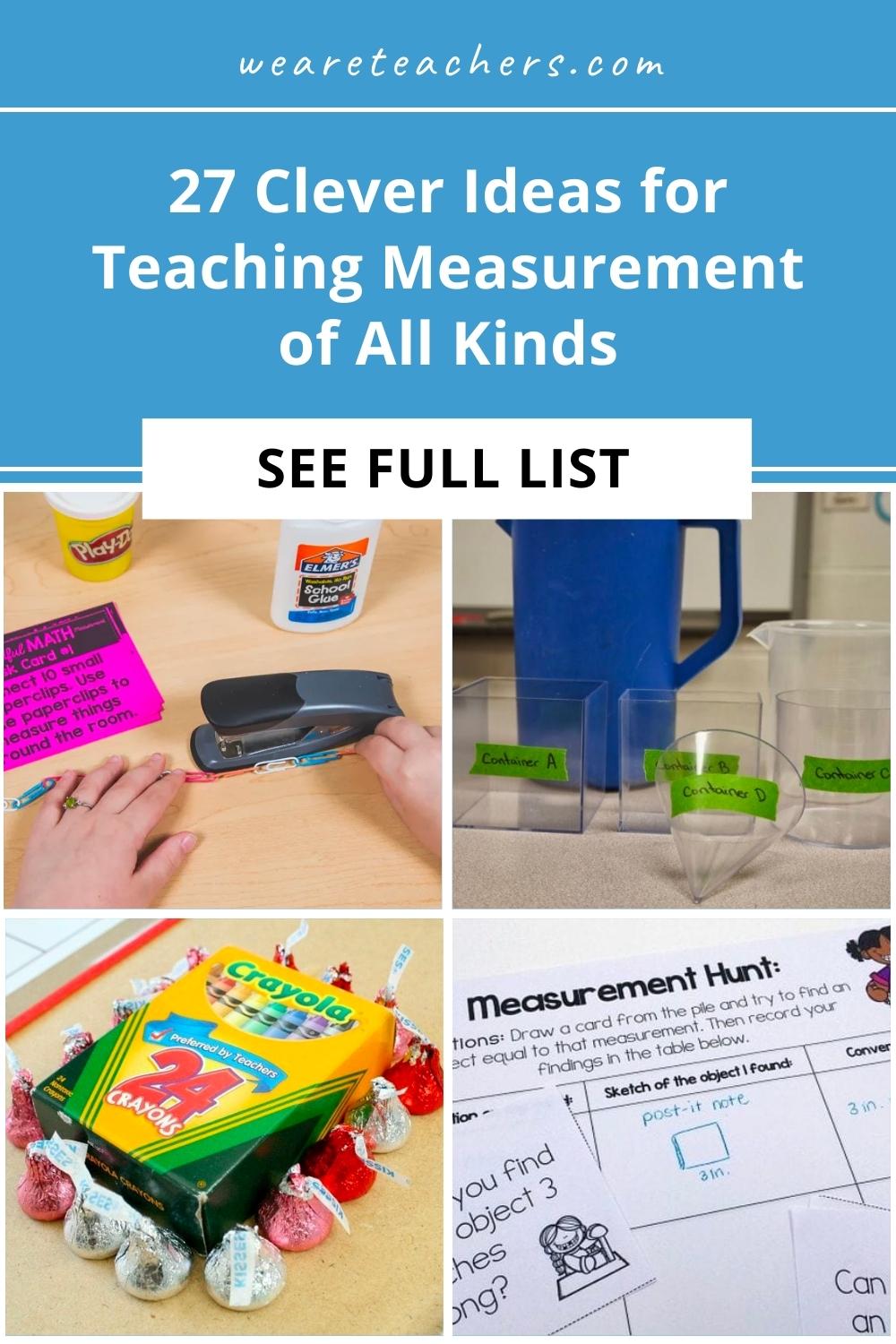 27 Clever Ideas for Teaching Measurement of All Kinds