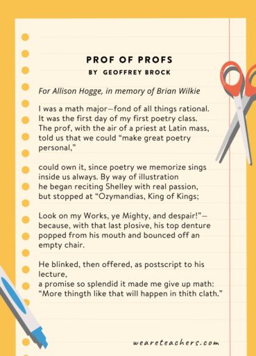40 of Our Favorite Poems About Teaching