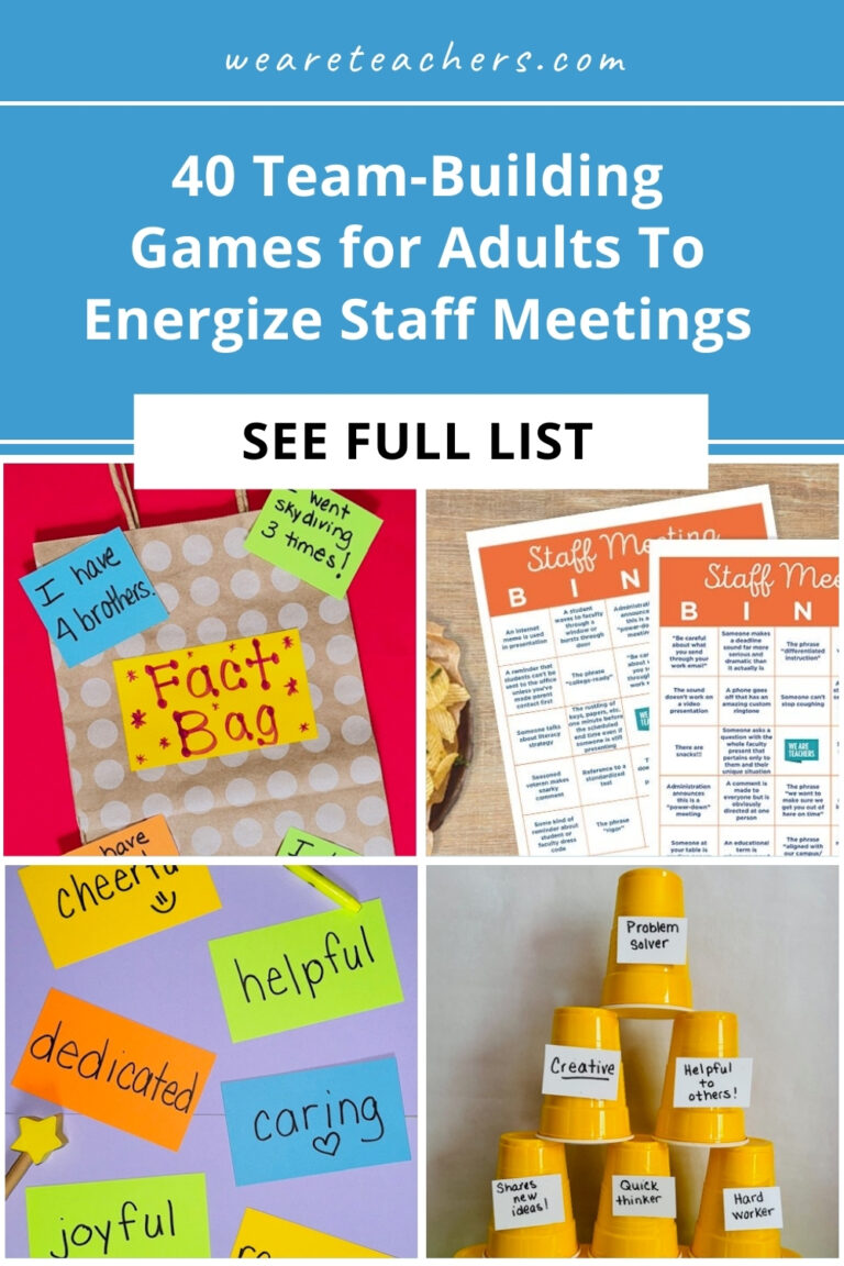 40+ Team-Building Games for Adults That Energize Staff Meetings