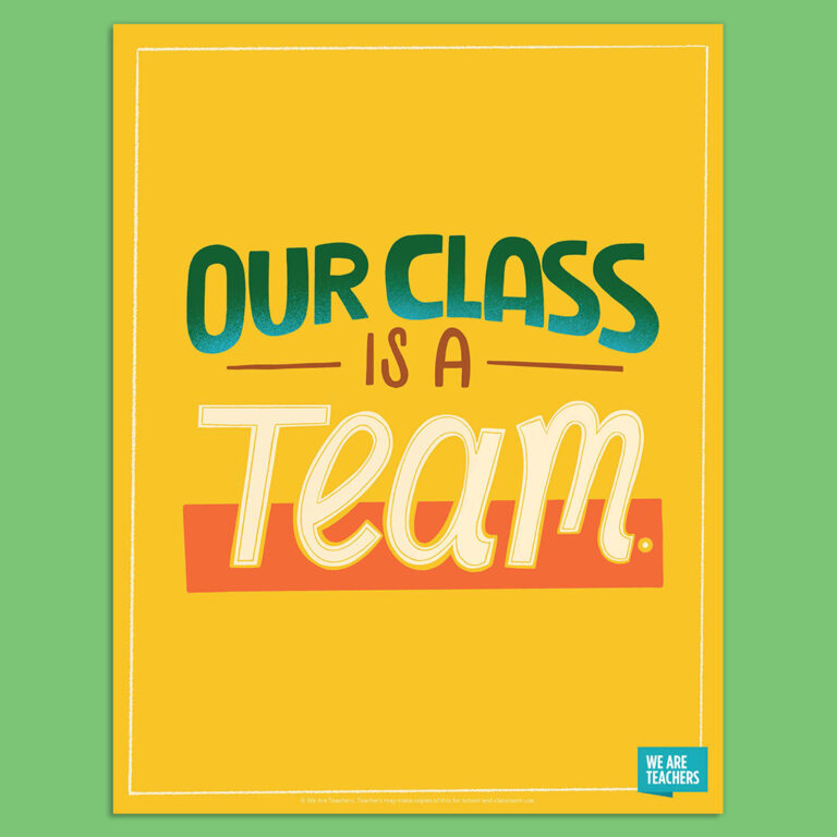 Teamwork Poster Set: Free Download for Classrooms