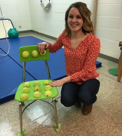 Meet the Viral Teacher Who Created Tennis Ball Chairs