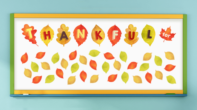 Free Thanksgiving Printable Banner for the Classroom - WeAreTeachers