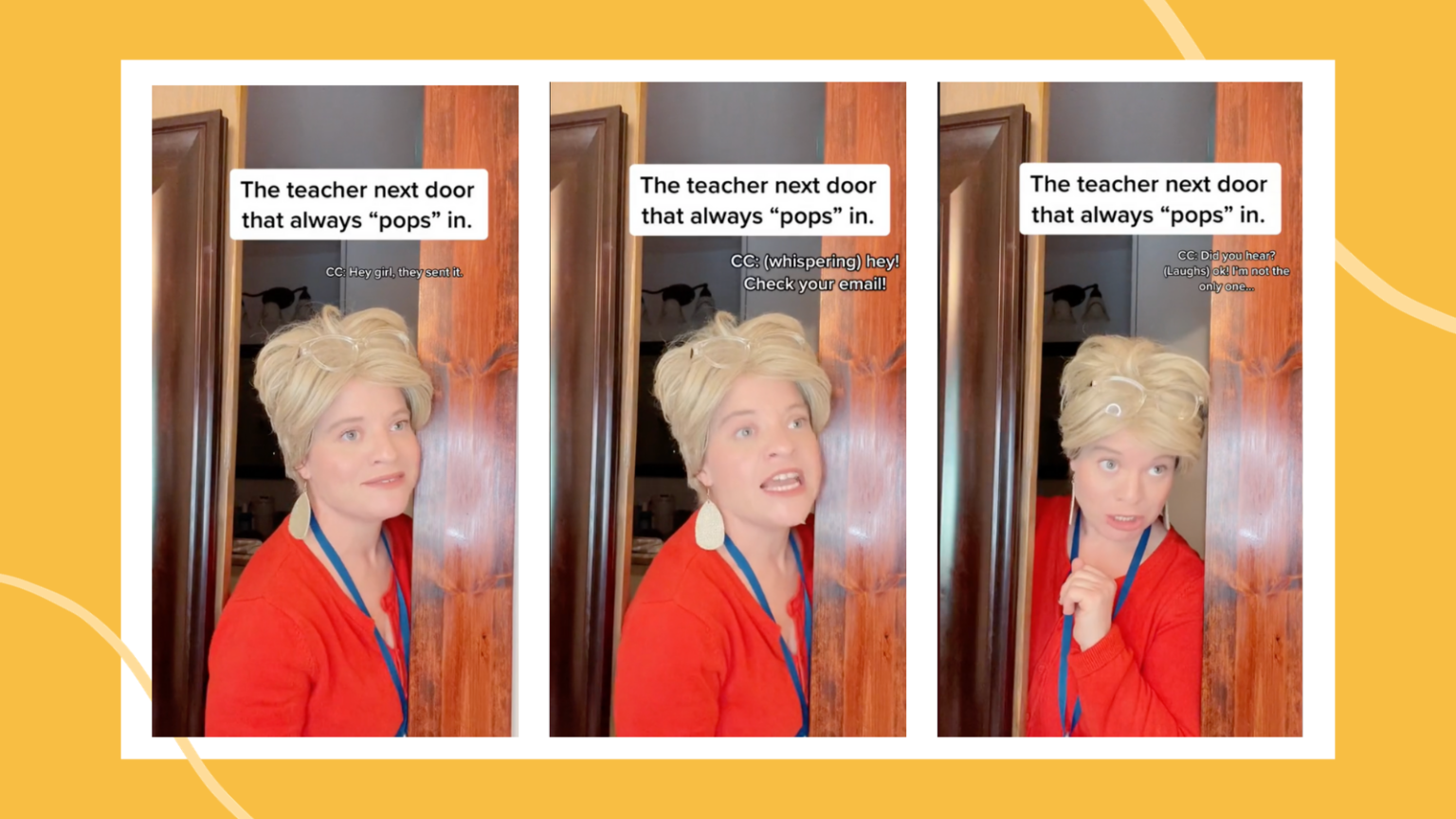 That Teacher Always Popping Into Your Class? This Is Her.