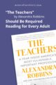 "The Teachers" by Alexandra Robbins Should Be Required Reading
