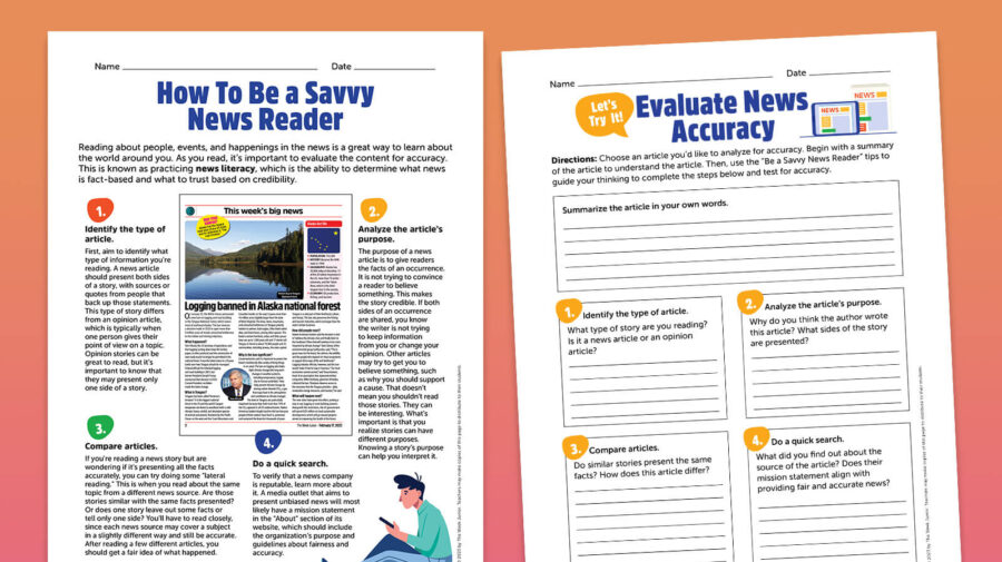 Free Current Events Worksheets for Your Classroom - We Are Teachers