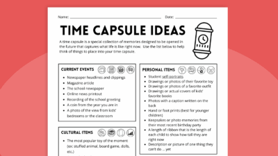 Time Capsule Concepts (Free Printable) - Faberk