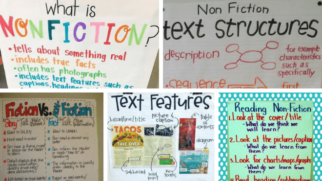 18 Nonfiction Anchor Charts for the Classroom - WeAreTeachers