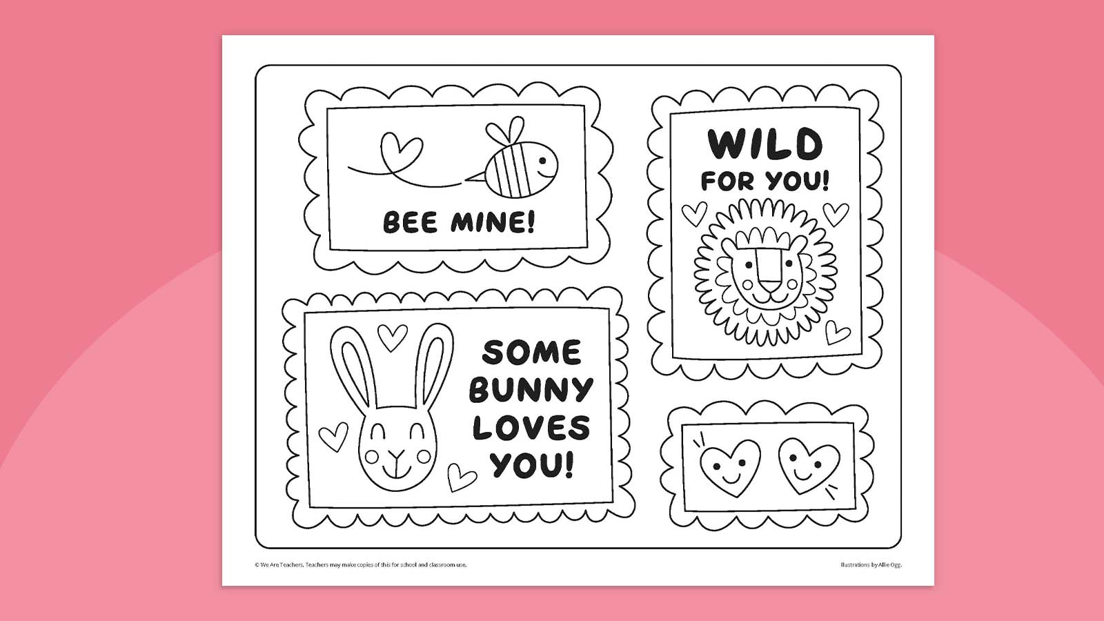 Valentine's Day Coloring Pages: Grab Our Free Download - We Are Teachers