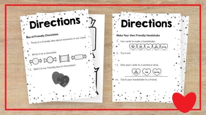Free Printable Valentine's Day Centers for the Classroom - Math & Literacy