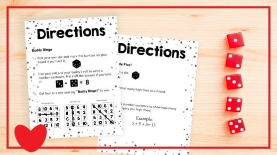 Free Printable Valentine's Day Centers for the Classroom - Math & Literacy