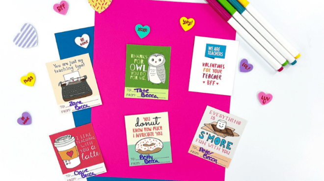 Printable Valentines for Students and School Coworkers - WeAreTeachers