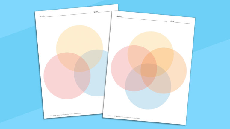 Free Venn Diagram Template Bundle