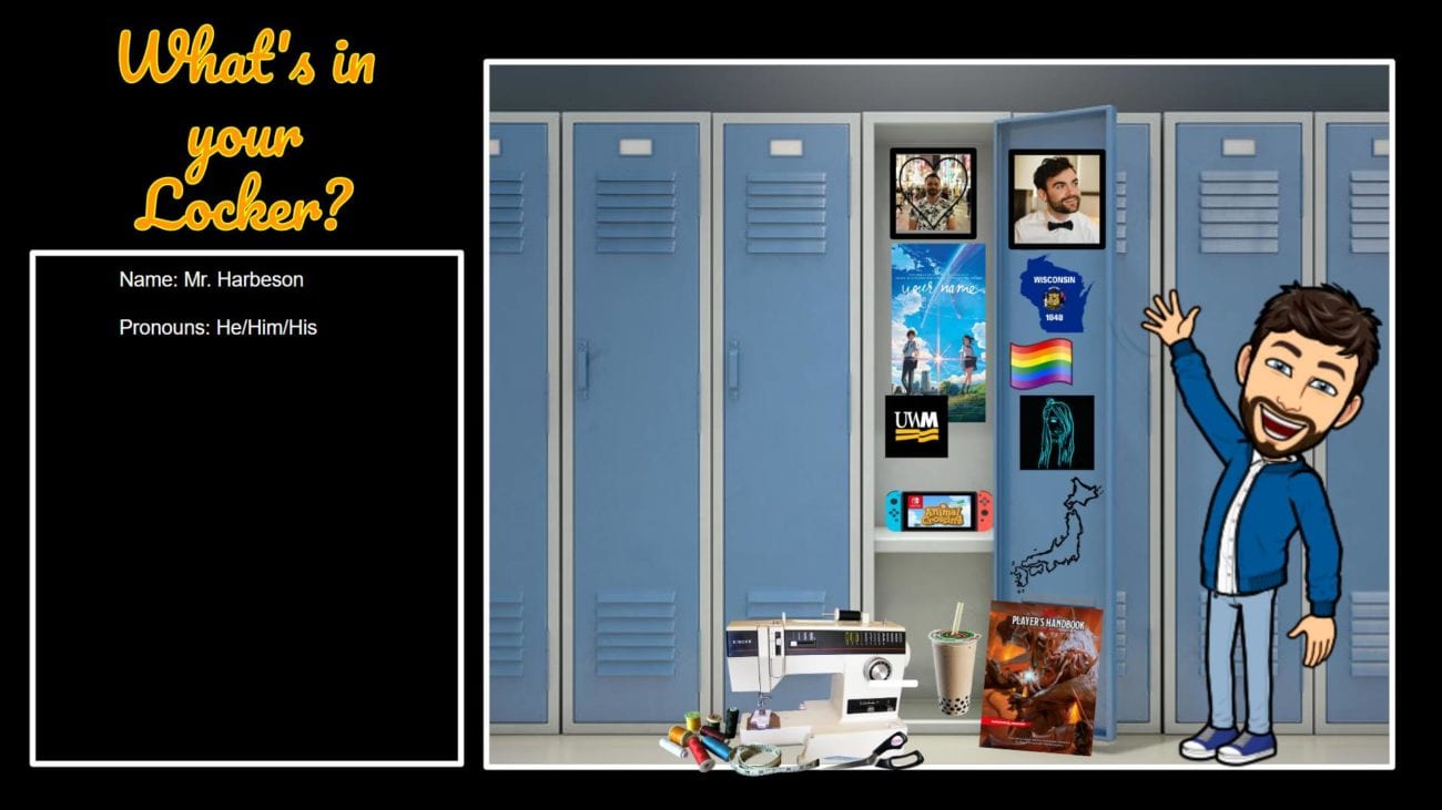 Teachers Are Creating Their Virtual Bitmoji Locker!