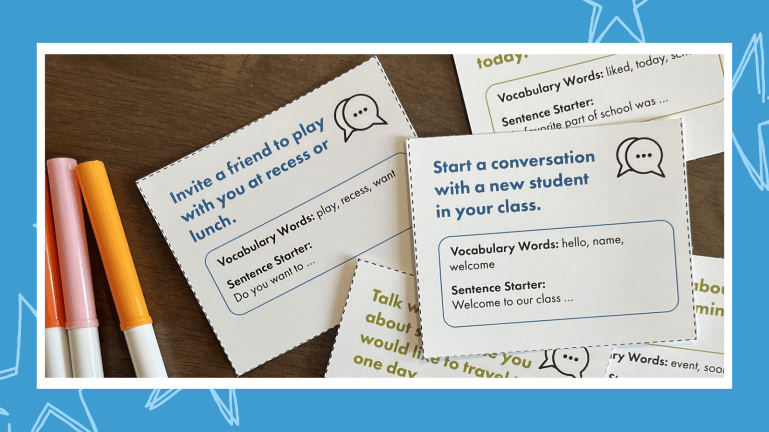Help Your ELL Students With Free Social Scenario Task Cards