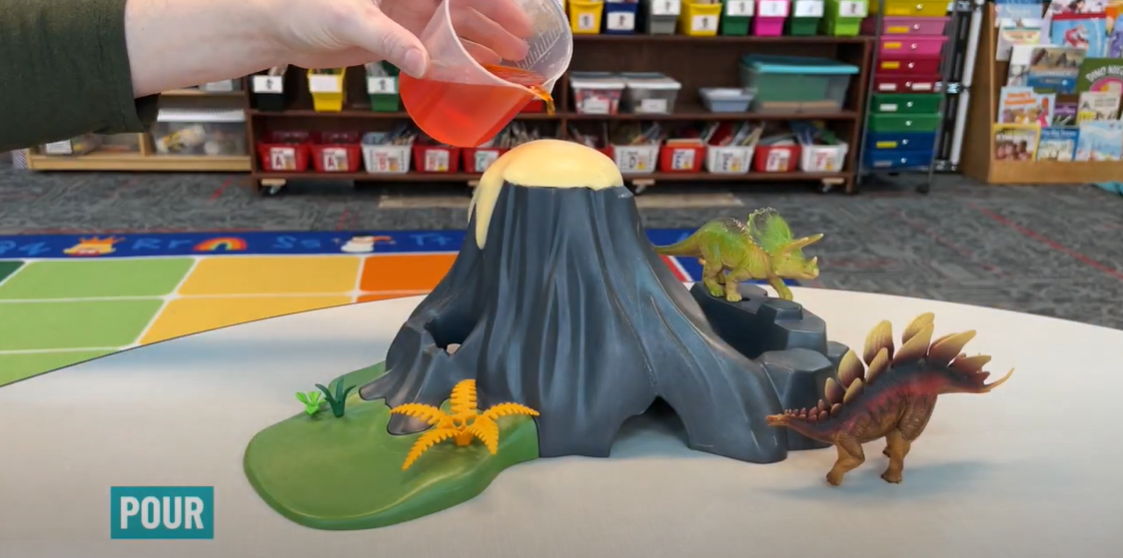 How To Make a Baking Soda Volcano With Free Observation Sheet